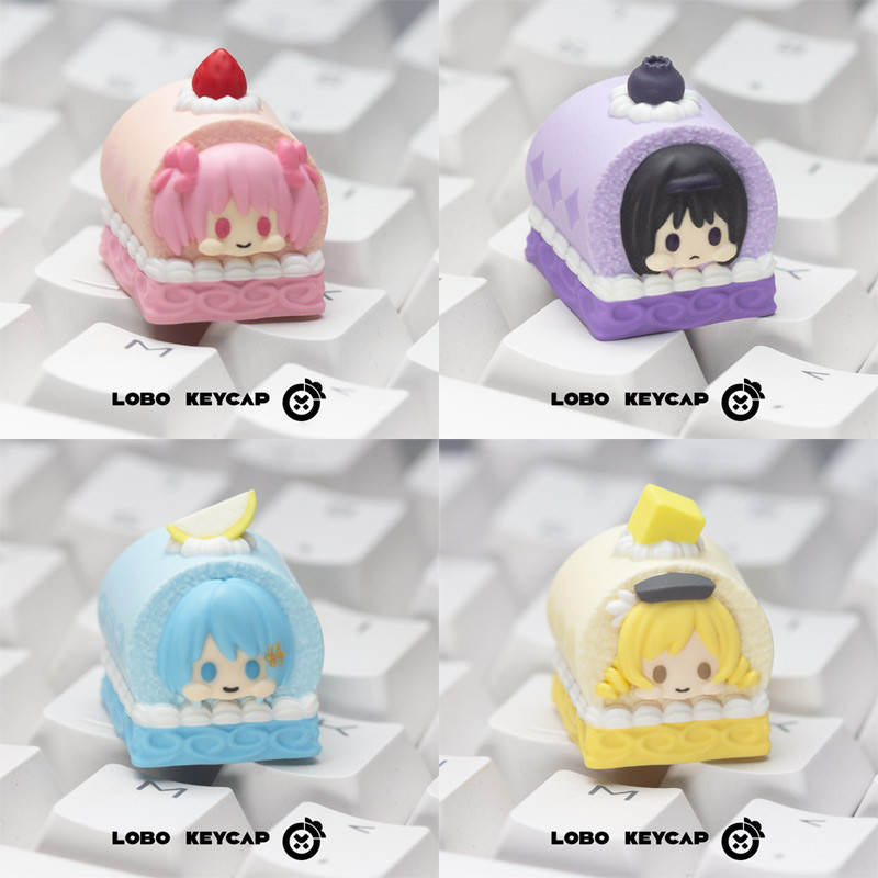Nitroplus Books Keycap Cute Cartoon MX Switch Mechanical Keyboard ...