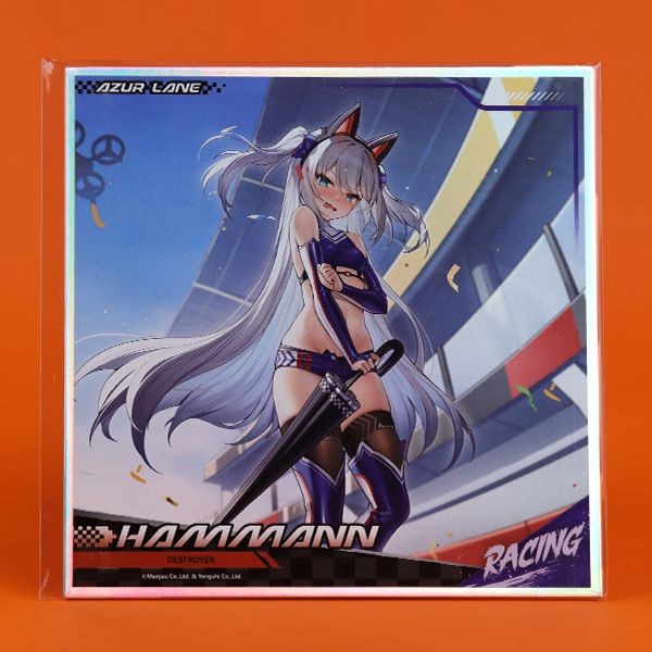 Hammann Racing Girl Series Shikishi - Azur Lane 15x15cm | Shopee ...
