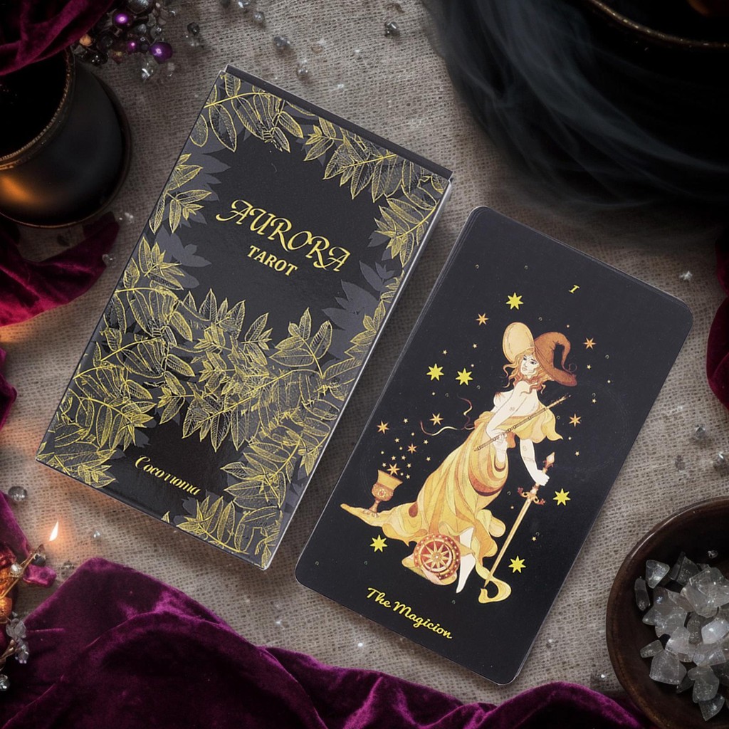 Aurora Tarot Beginner Tarot Deck 78 Oracle Cards Polar Lights Tarot ...