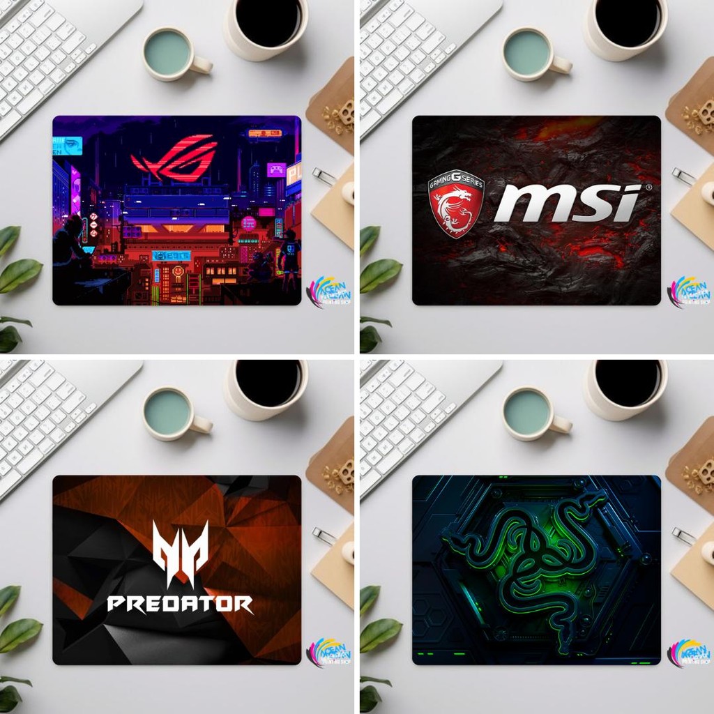Gaming Sublimation printed Mouse pad - Square - Thermal Printed 3mm ...