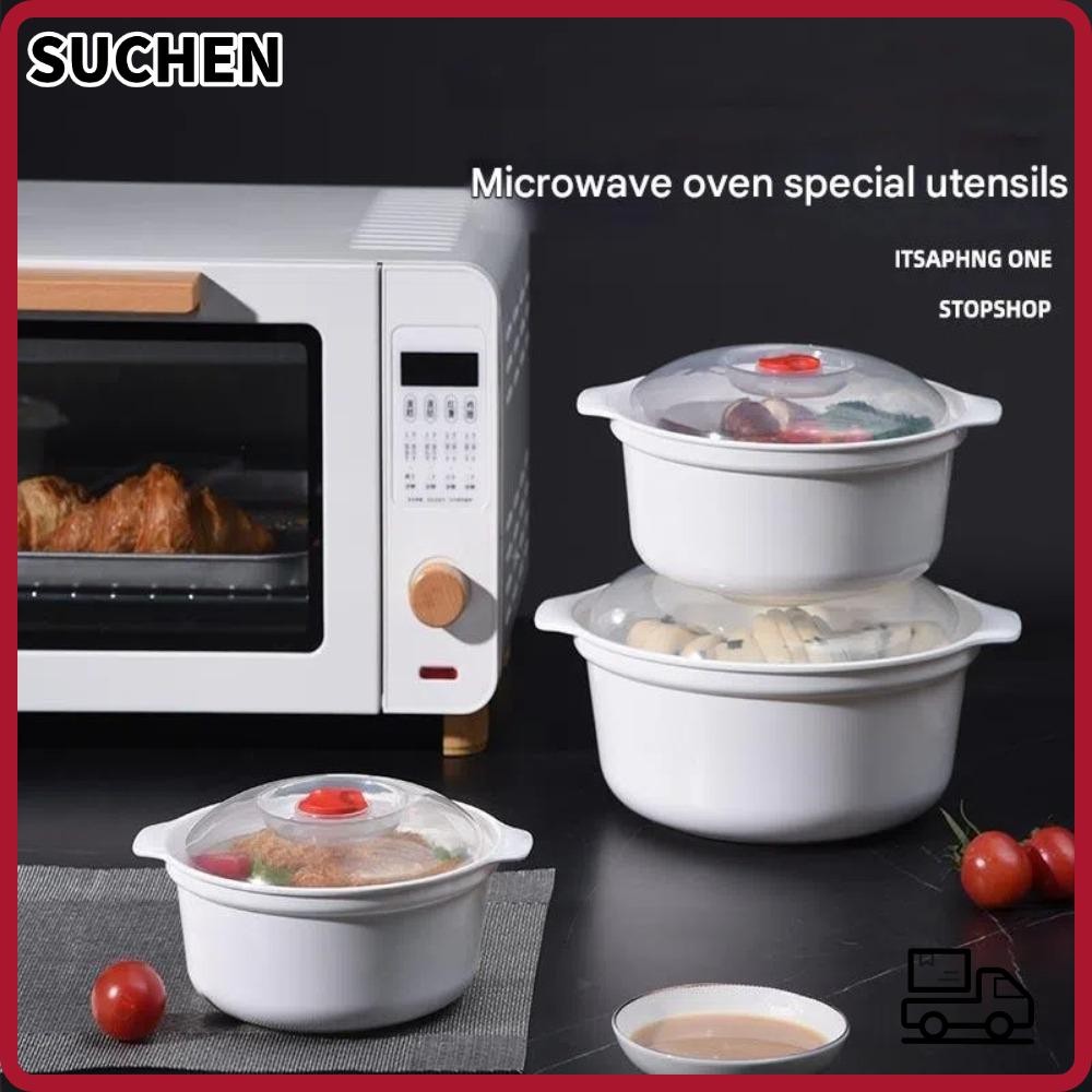 SUCHENPH Microwave Oven Special Box, Transparent Plastic Microwave ...