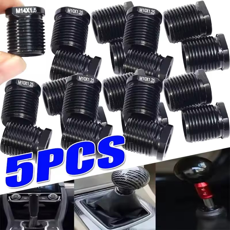 Universal Shift Knob Converter - Aluminum Alloy Shift Knob Adapter ...