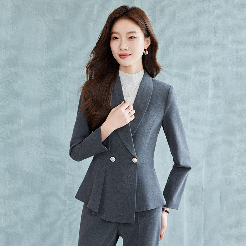 Business Suit Two-Piece Autumn Temperament Office Suits High-End Hotel ...