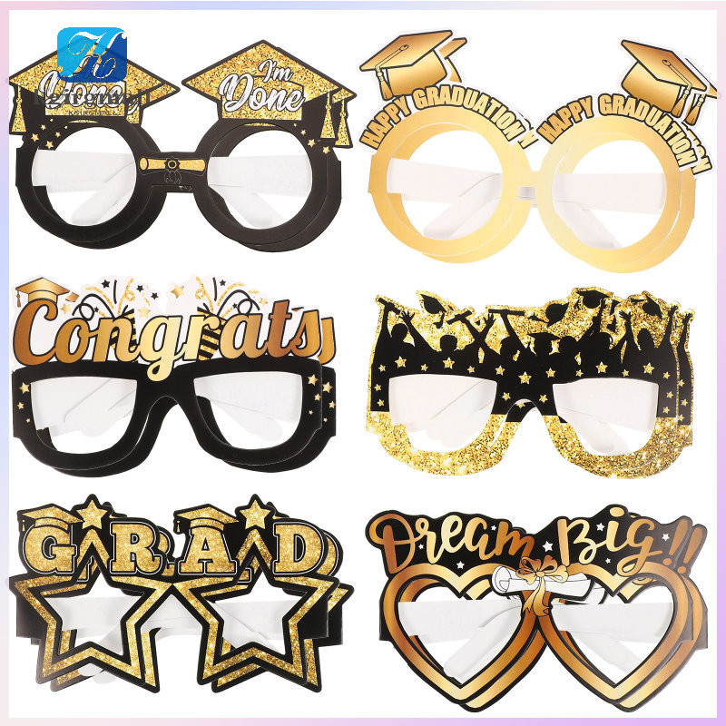 Congrats Grad Party Supplies Graduation Season Glasses 2023 Photo Props ...