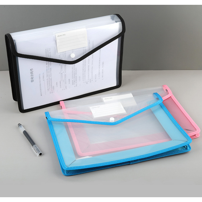 Plastic Envelope A4 A3 Document Bag Large Capacity Document Organizer ...