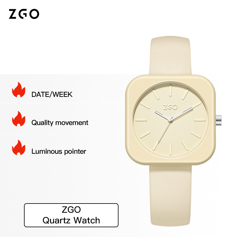 ZGO Square Watch Female Niche Student High School Student Small ...