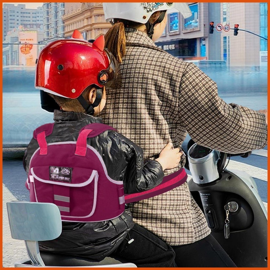 Child Motorcycle Harness Adjustable Safety Seats Strap Child Seat Belts ...