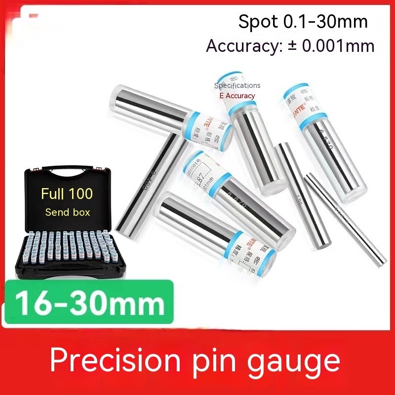 16-30mm Cylindrical Pin gauge Smooth Plug Gauge Hole Gauge step 0.01mm ...