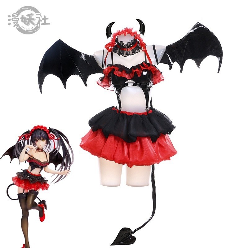 DATE A LIVE cos Tokisaki Kurumi Imp cosplay Full set of clothing for ...