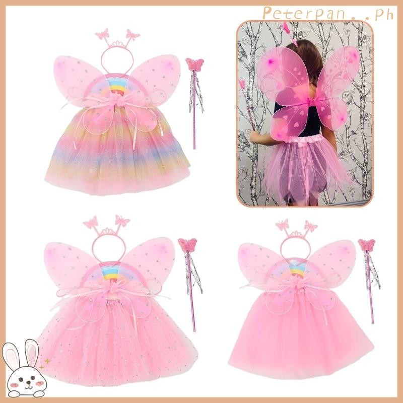 PP Princess Fairy Dressing Up Costume Includes Skirt Fairy Wing Fairy ...
