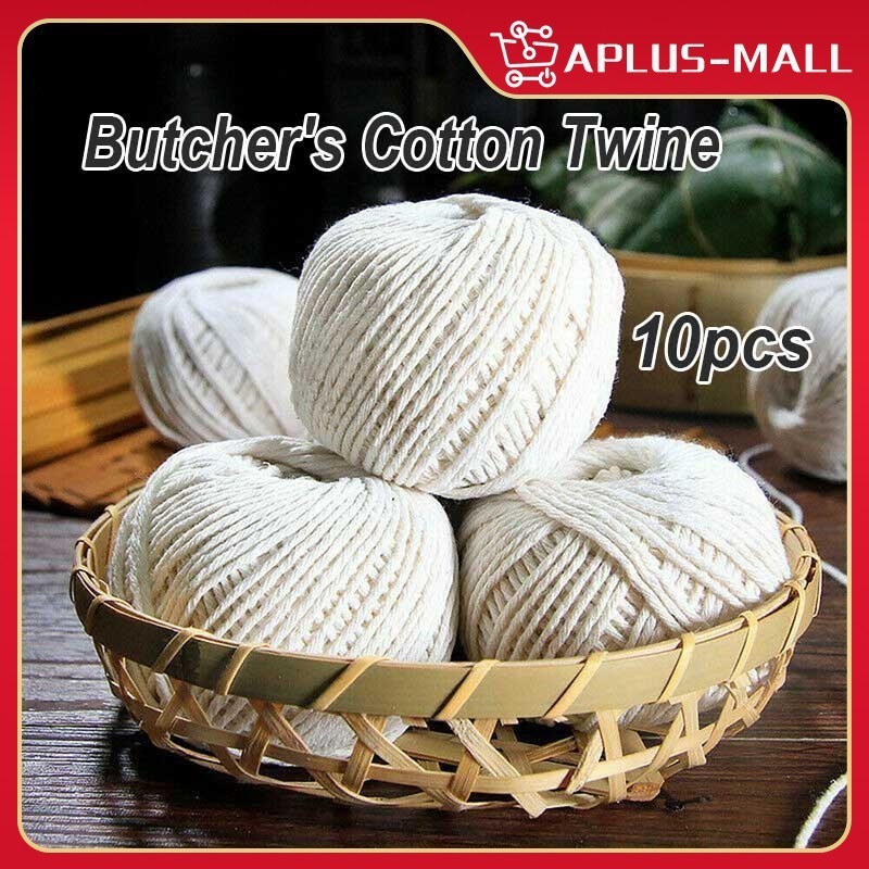 10 Rolls Cooking Tools Butcher's Cotton Twine Meat Sausage Tie Rope For ...