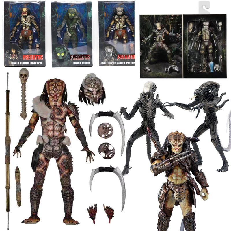 Figma Predator VS Alien Articulado Neca Predator Action Figure Model ...