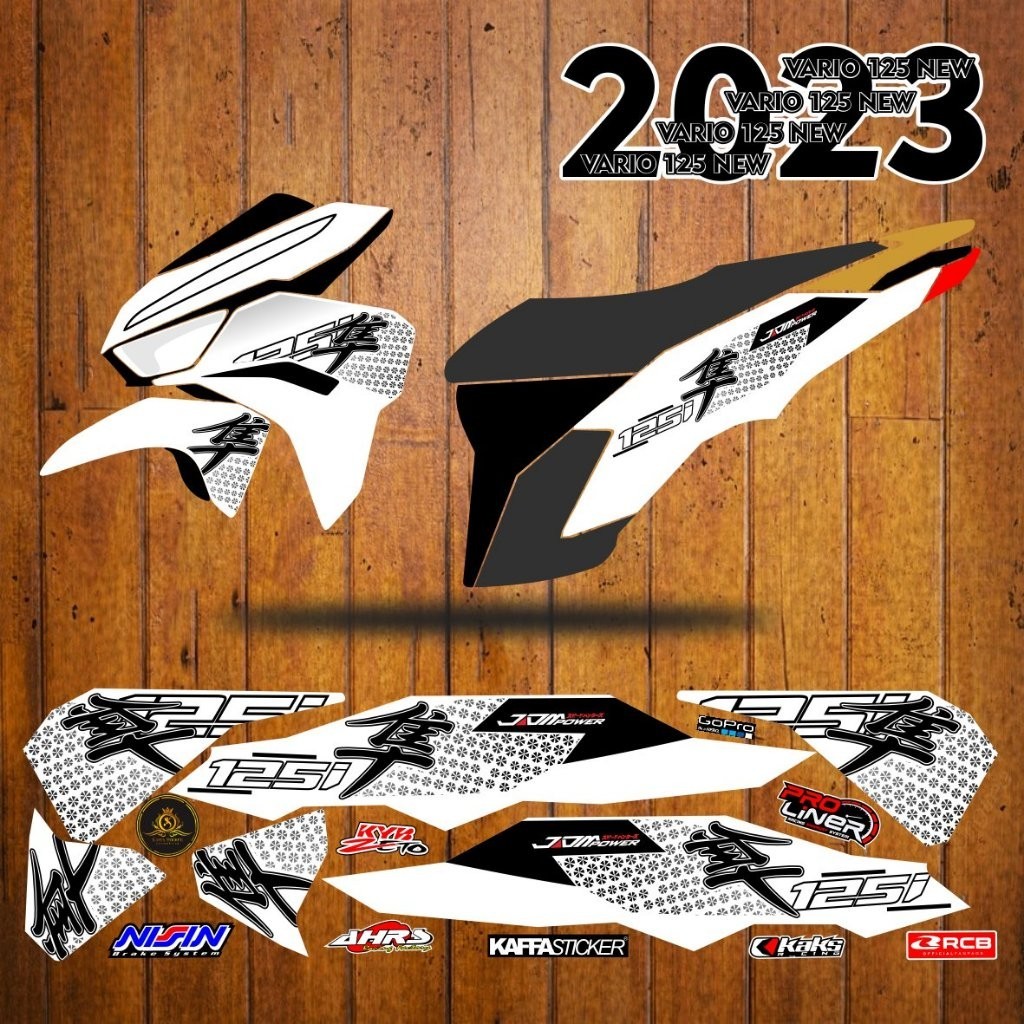 /Striping Sticker Variation List Vario Latest 125 Motif Decal Custom ...