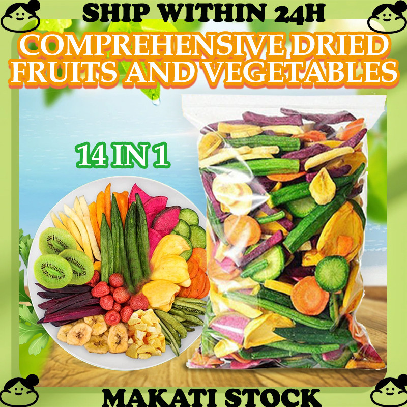 250g 99 peso Dried Mixed Fruits and Vegeis Okra Chips Dried Snacks ...