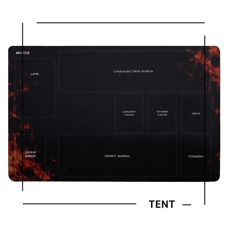 mini2x Rubber playmat for One Piece cards, with an easy-to-understand ...
