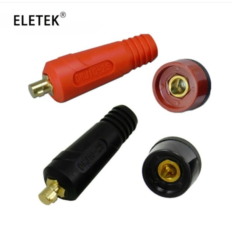 TIG Welding Cable Panel Connector Socket Set Dinse Style DKJ35-50 DKJ10-25 Soldering Accessory ...