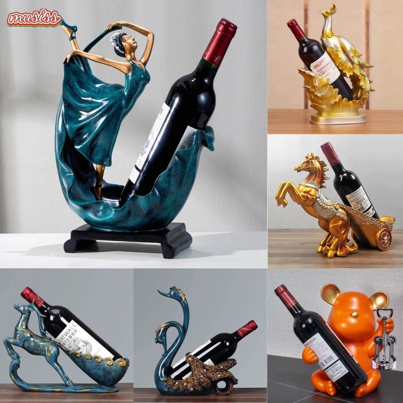 Creative Wine Rack Wine Cabinet Decoration European Style Dining Room ...