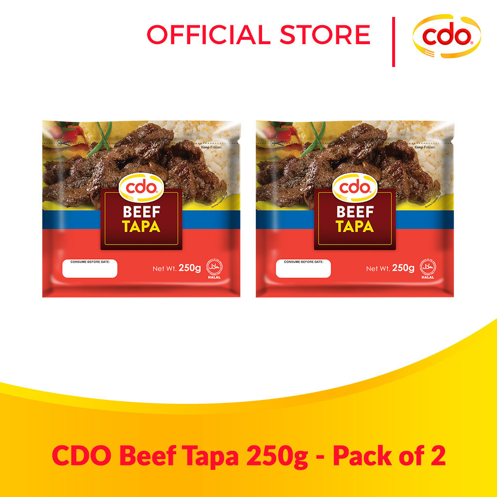 CDO Beef Tapa 250g - pack of 2 | Shopee Philippines
