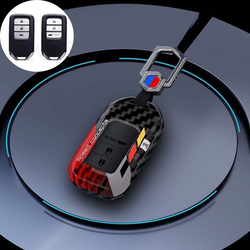Honda City Civic Accord CRV XRV URV HRV Reflection Carbon fibre Key ...