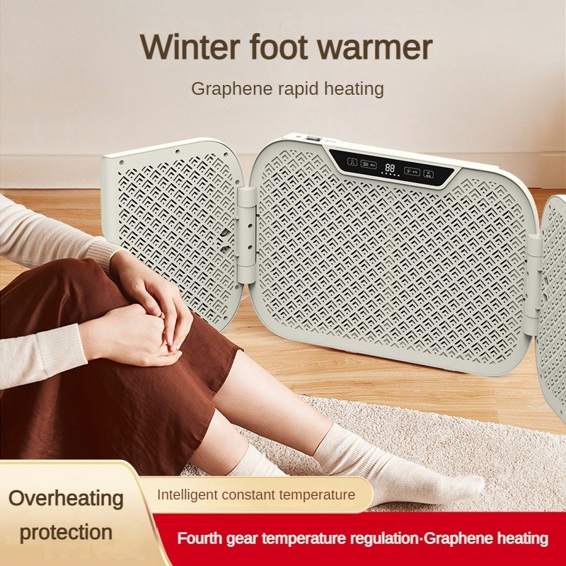 220V Winter Household Foldable Foot Warmer Office Heating Pad ...