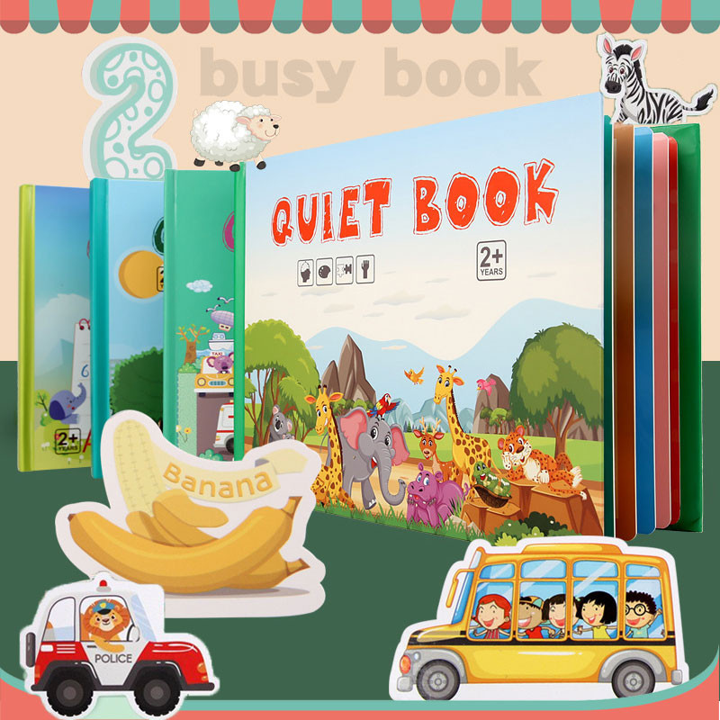 Niscalla QUIET book/Busy book/Children's Velcro ACTIVITY book/KIDS ...