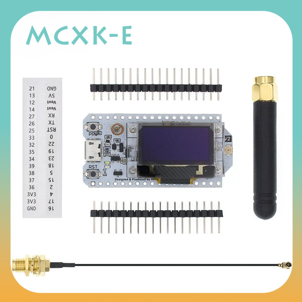 MCXK-E SX1276 ESP32 LoRa 868MHz-915MHz/ 0.96 Inch Blue OLED Display ... MCXK-E SX1276 ESP32 LoRa 868MHz-915MHz/ 0.96 Inch Blue OLED Display ...