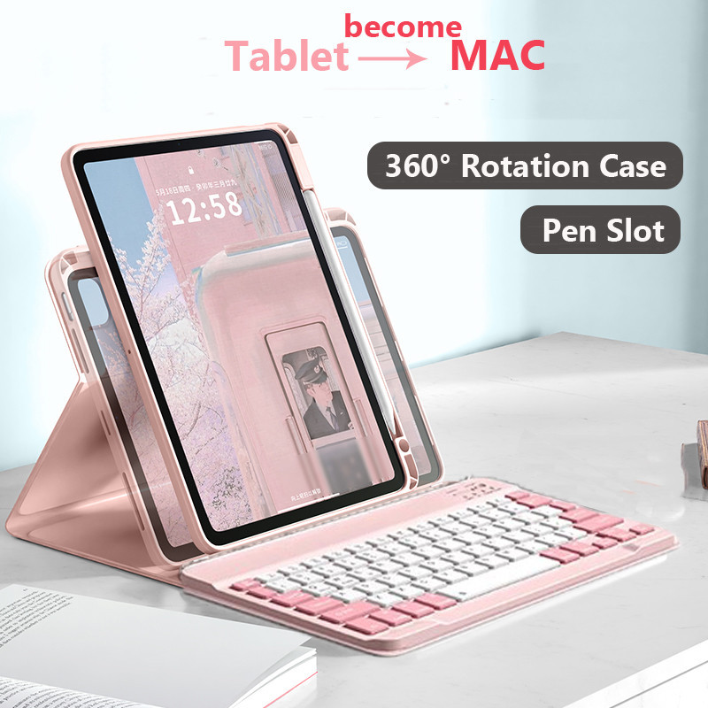 360° Rotation Keyboard for Samsung Galaxy Tab A9 Plus 11 2023 S9 FE 10. ...