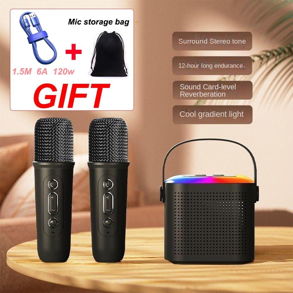 【Free gift】Y1 Home Wireless Bluetooth Speaker RGB Karaoke Audio ...