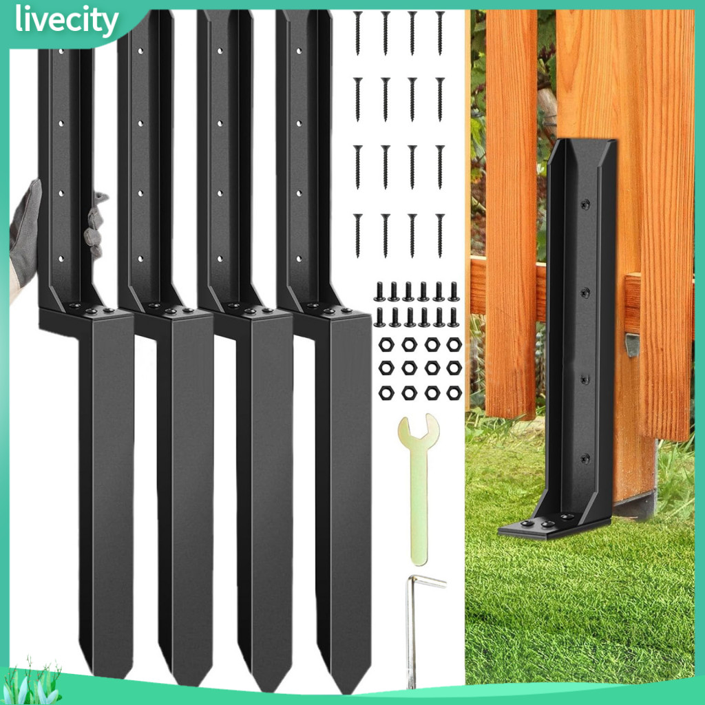 livecity| Steel Fence Post Support Fence Post Support Stake Steel Fence ...