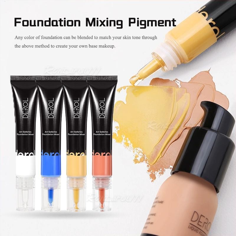 Foundation Mixing Pigment Color Match Foundation Color Corrector Makeup for Customizing ...