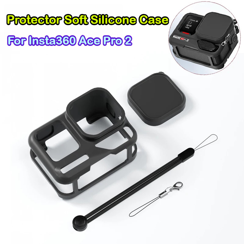 Silicone Case Rubber Shell For Insta360 Ace Pro 2 Protector Silica gel ...