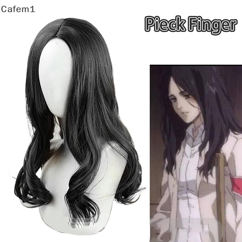 Cfph Attack On Titan Pieck Finger Cosplay Wigs 60cm Long Black Hair ...
