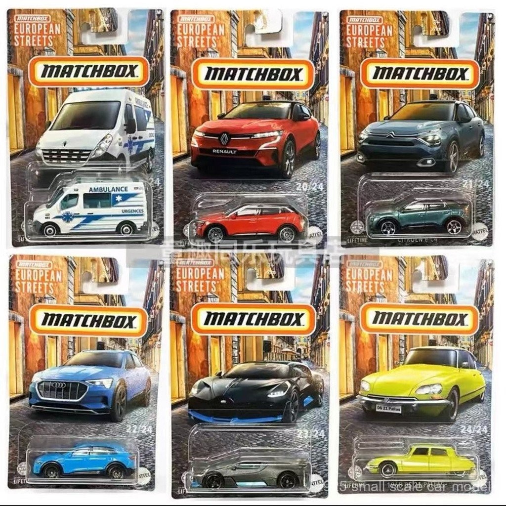 Matchbox Matchbox European Set6Style HVV05 Audi Bugatti Renault Citroen ...