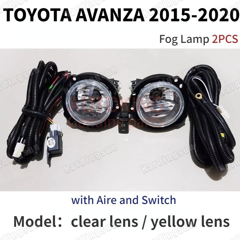 Genuine Fog Lamp Assembly for TOYOTA AVANZA 2015-2020 Fog Lamp Fog Light Front Bumper Lamp (with ...