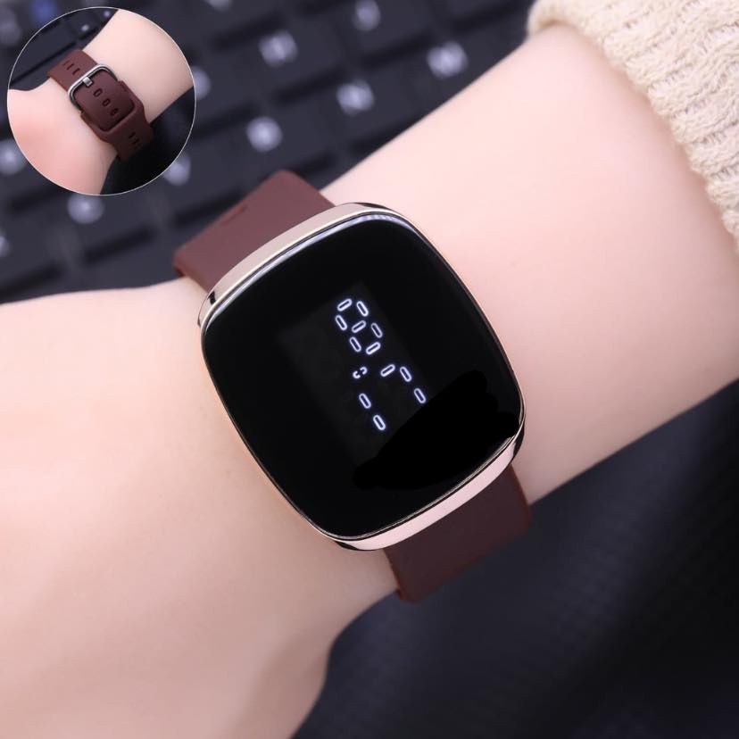 ♞New Style Touch LED Electronic Watch Large Digital Fashion Simple ...