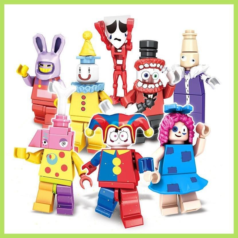 the amazing digital Circus building Toys Pomni mini model /Jax/gangle ...