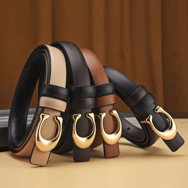 Fashion Retro Belt Buckle Thin Female Waistband Women's Student ...