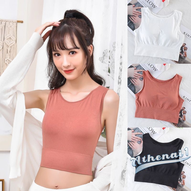 Small Vest Beautiful Back Seamless Chest Wrapping Bra Women's Yoga Bra ...