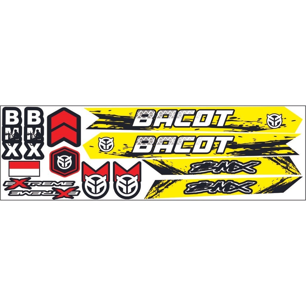 Variations OF UNIVERSAL STICKERS FOR ALL BIKE STICKERS VARIATIONS OF ...