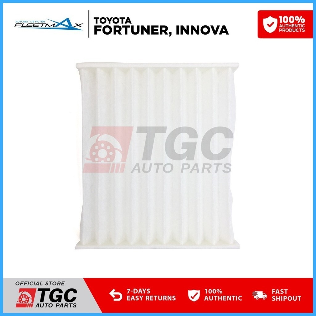 ↂ ♂ Fleetmax Cabin Filter / Aircon Filter Toyota Hiace Grandia Fortuner ...