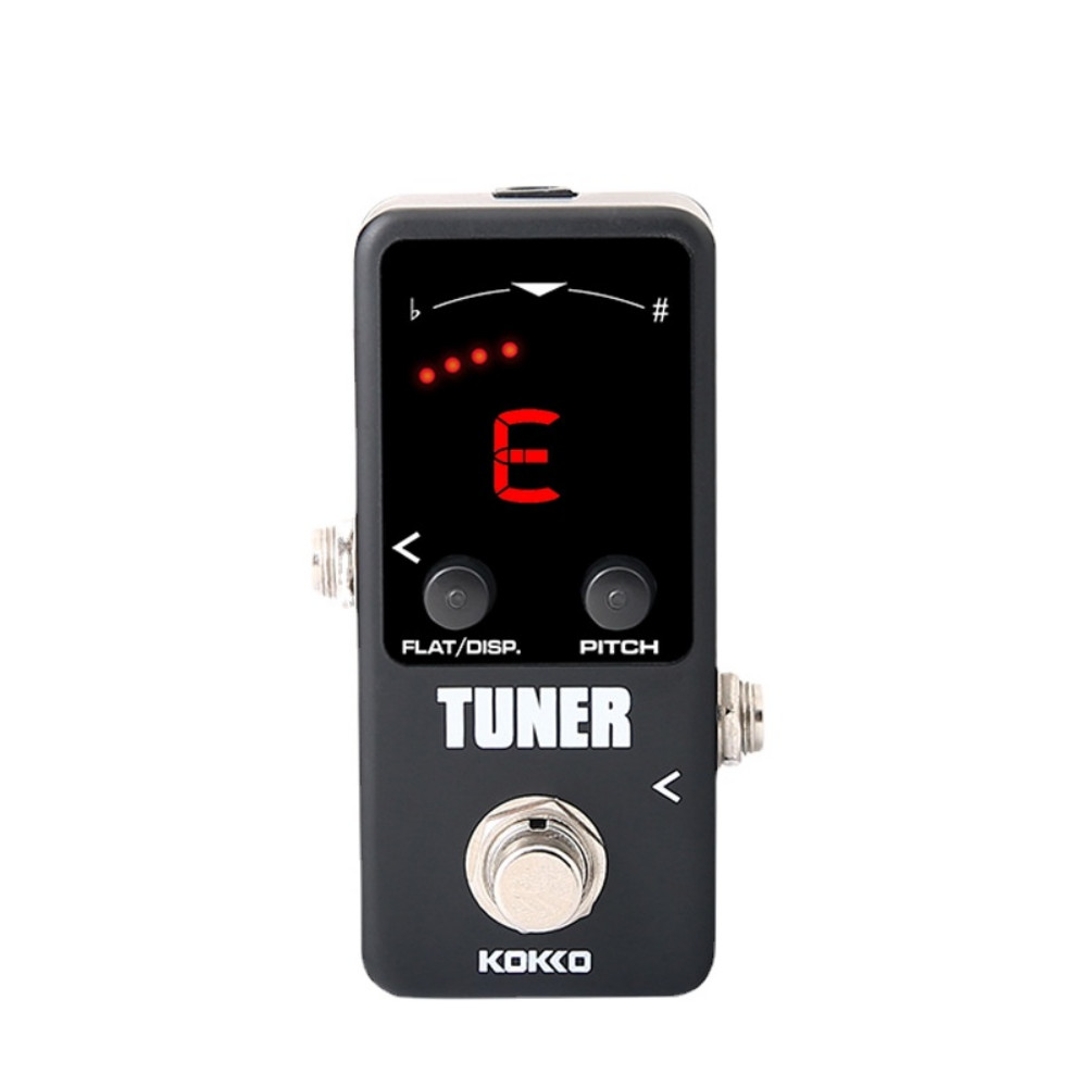 KOKKO TUNER MINI Electric Guitar Pedal Tuner Effect Device Dual Display ...