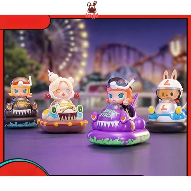 Popmart Pop Mart Popcar Paradise Bumper Car Series Blind Box Labubu ...