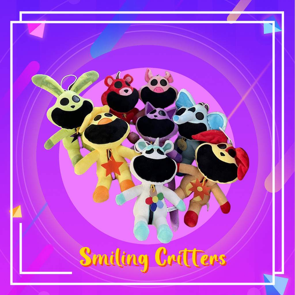 Smiling Critters Plush Toys for Kids - Soft Catnap Dolls, Accion ...