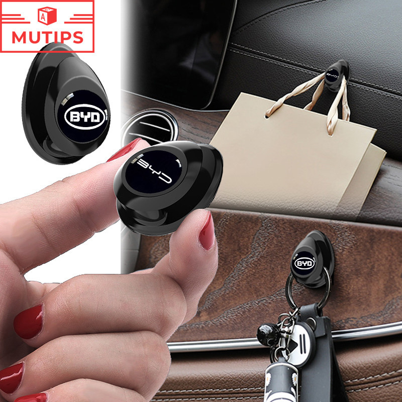 BYD Car Hook Car Sticky Mini Storage Hook Auto Seat Back Hook For Atto ...