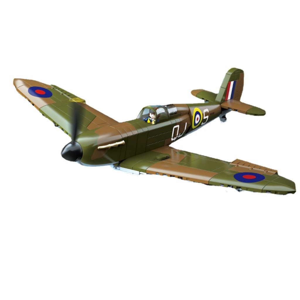 Mytopshop 682PCS MOC Spitfire F MK La Air Fighter Aircraft Figure Model ...