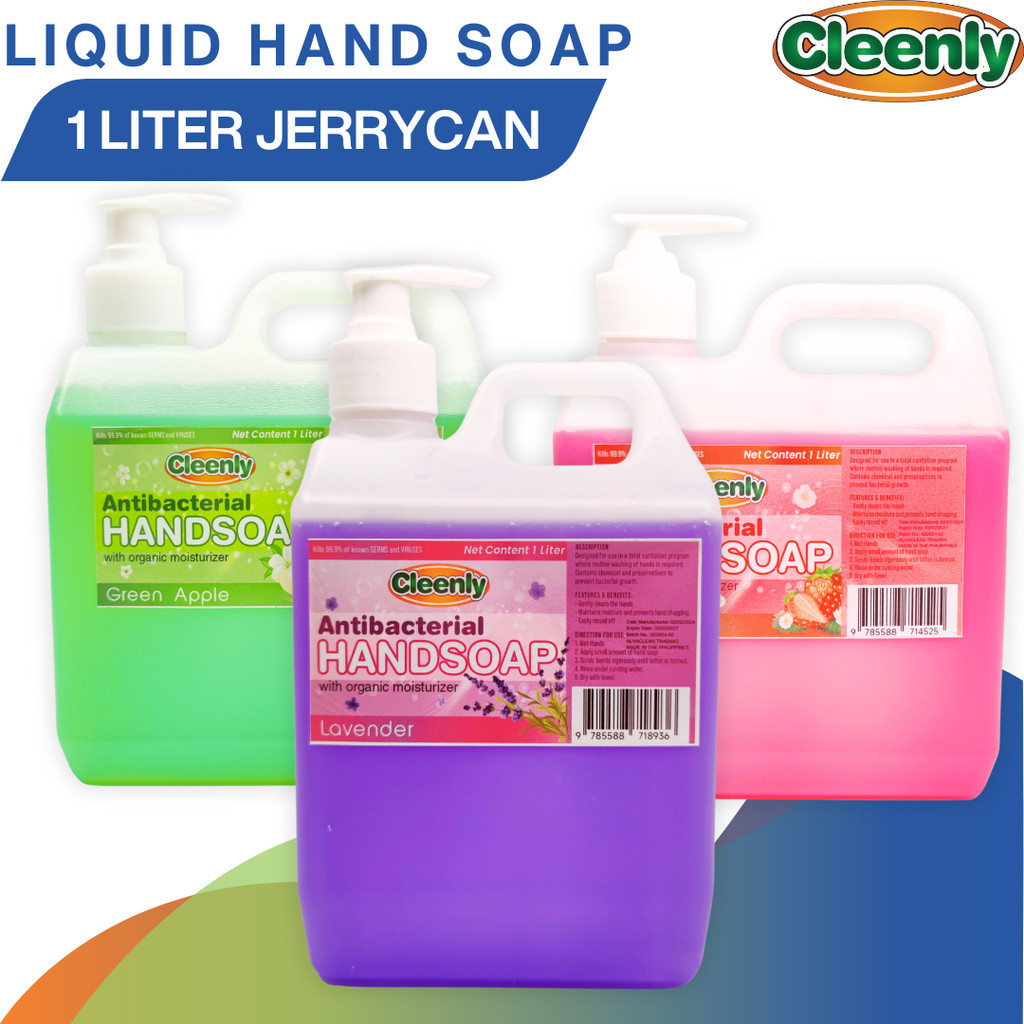 Antibacterial Liquid Hand Soap - 1 LITER | Shopee Philippines