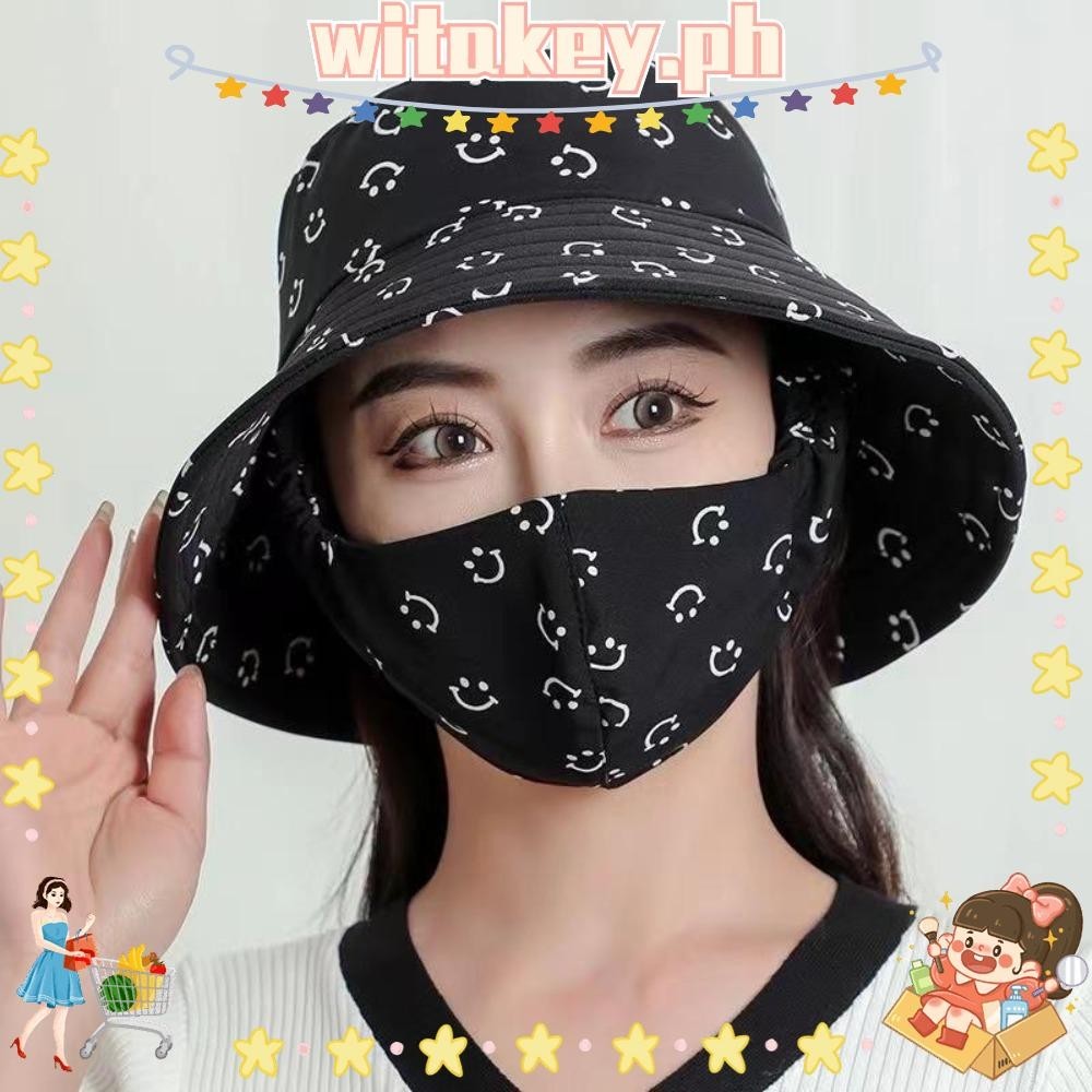 WITAKEY Agricultural Work Hat, With Bucket Hat Tea Picking Cap, Fashion Protect Neck Anti-uv ...