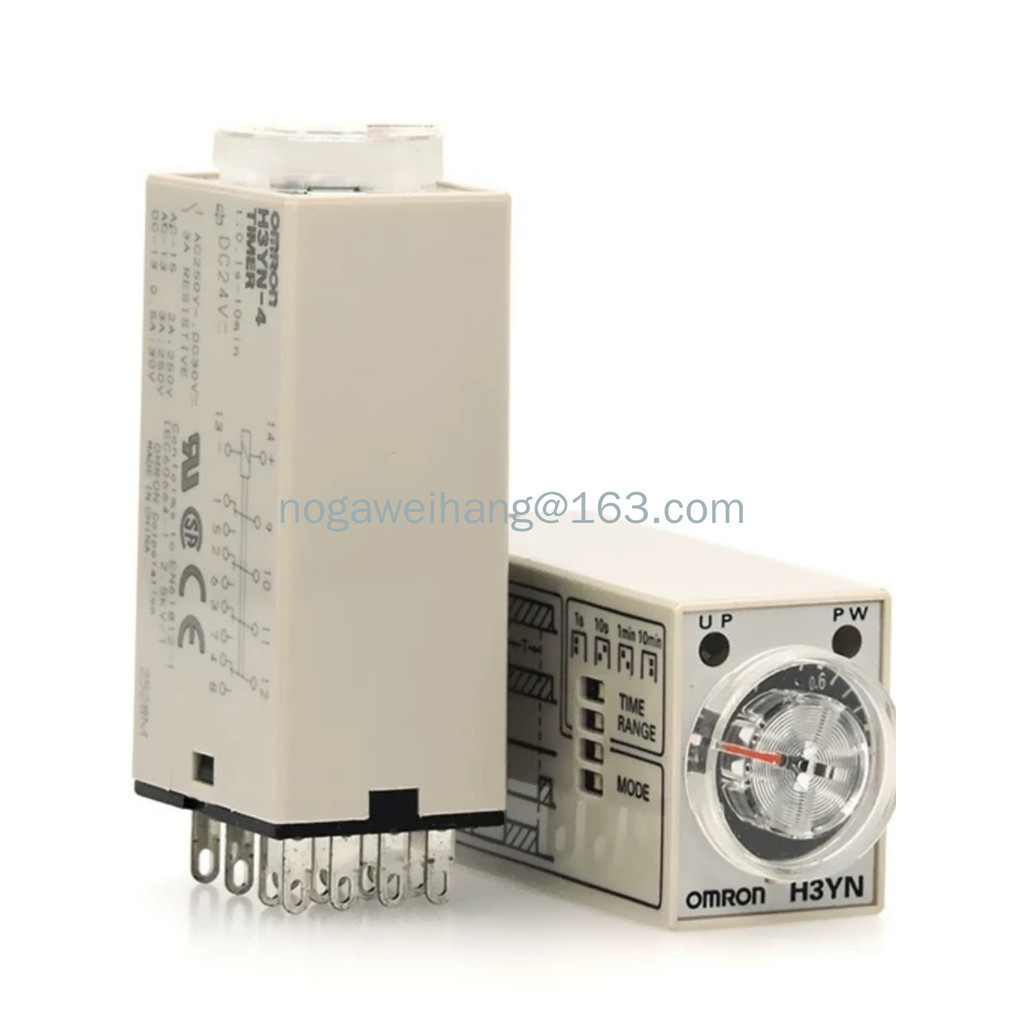 Omron Time relay H3YN-2 H3YN-4 10 minutes adjustable timer.(with base ...