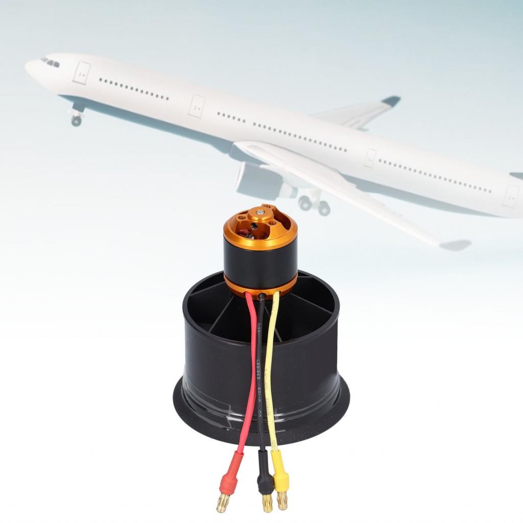 Tominihouse RC Ducted Fan Aluminum Alloy Black Electric 12 Blades with ...