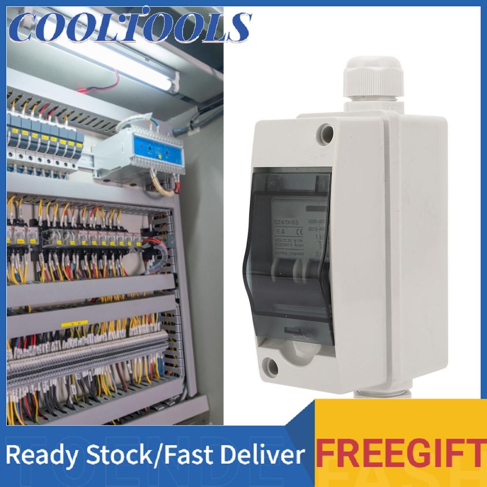 Cooltools 6A DC Circuit Breaker IP65 Solar PV Disconnect Switch with ...